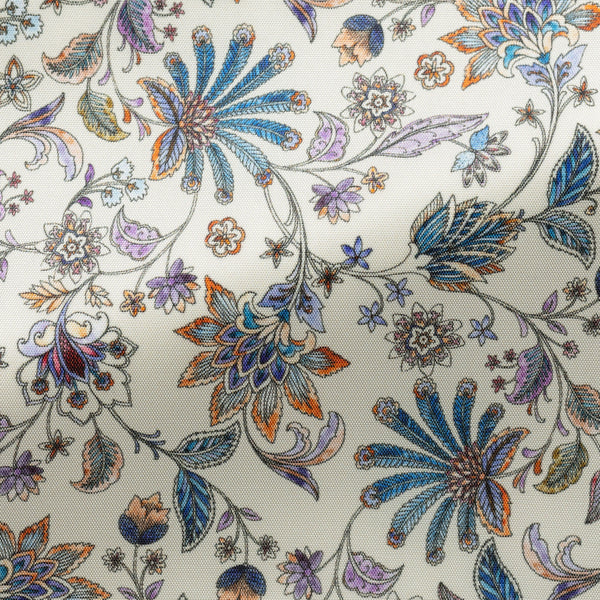 Fancy 447 Beige with Colourful Flowers | POSSEN